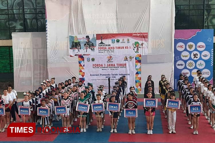 12 Tim Cheerleader Siap Bersaing dalam FORDA JATIM Pertama - TIMES ...