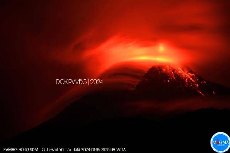 Erupsi Gunung Lewotobi, Pergerakan Magma ke Permukaan Semakin Intensif ...